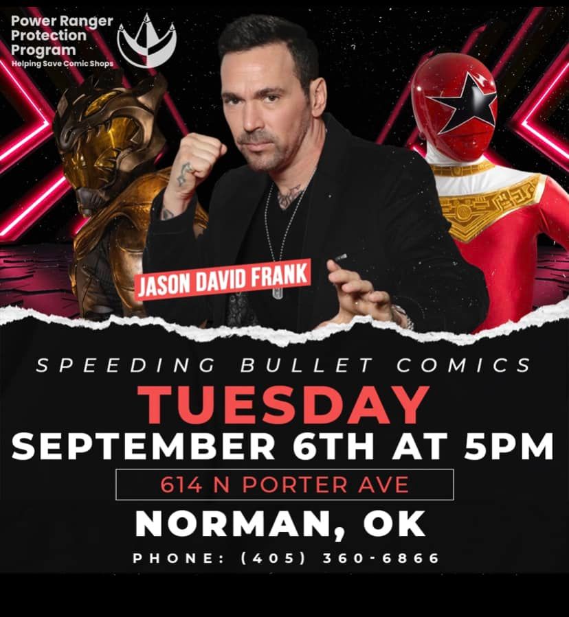 Jason David Frank returns to Speeding Bullet Comics on Sept. 6, 2022 ...