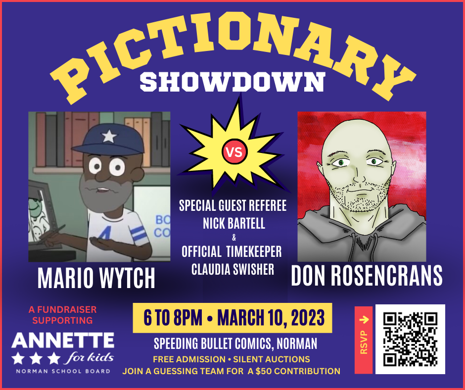 Pictionary Round 2 set for Speeding Bullet on March 10 with Oklahoma ...